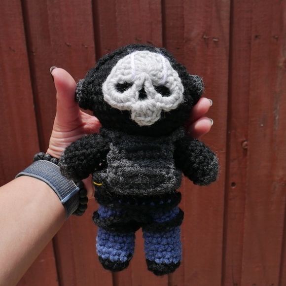 None | Toys | Crochet Call Of Duty Mwii Simon Ghost Riley Plushie Made ...
